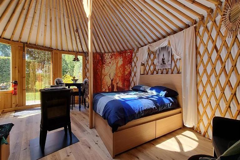 5 x unieke overnachtingen in een Yurt in Nederland