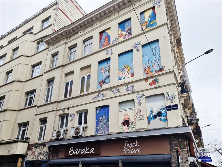 De leukste stripmuren & stripfiguren in Brussel + Comic Walls