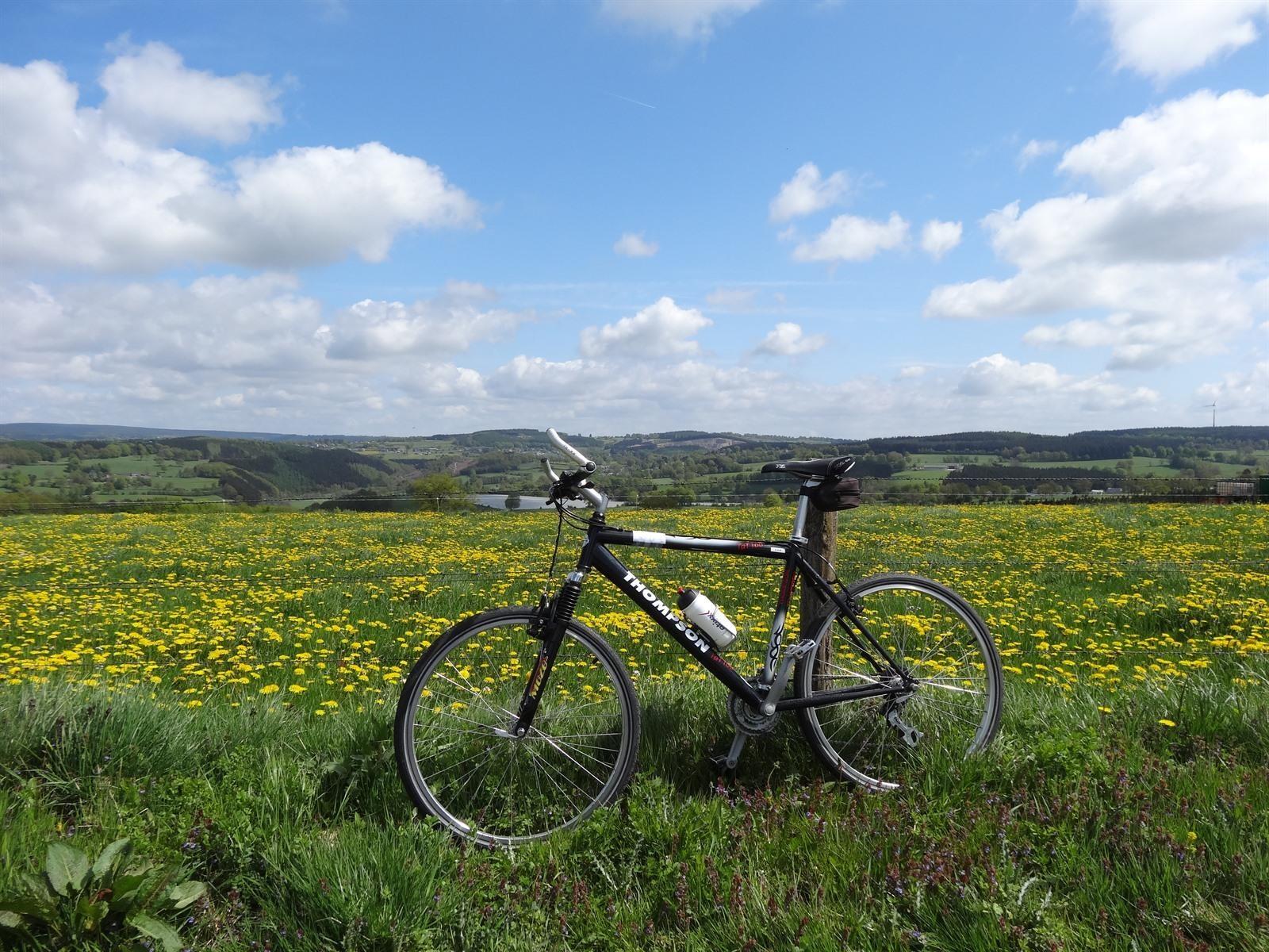 Vennbahn kaart fietsroutes - Oostkantons en Luxemburg