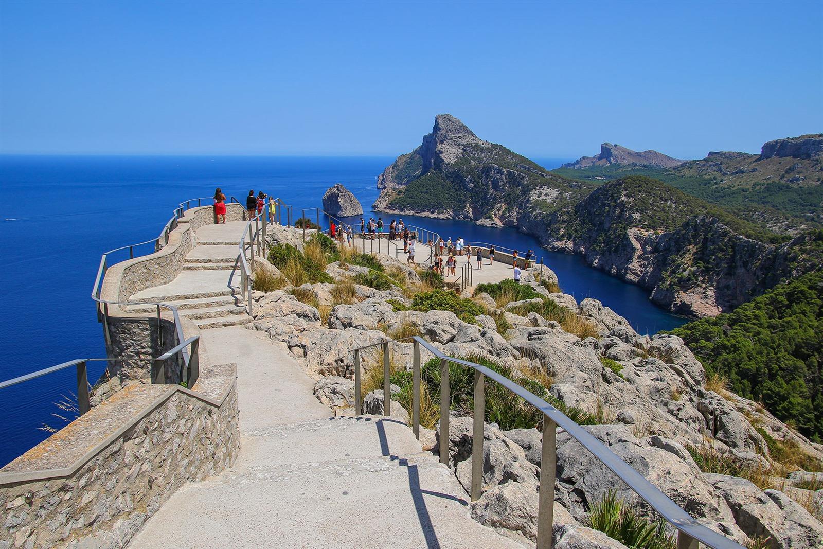 Fiets naar de vuurtoren van Cap Formentor vanuit Port de Pollença